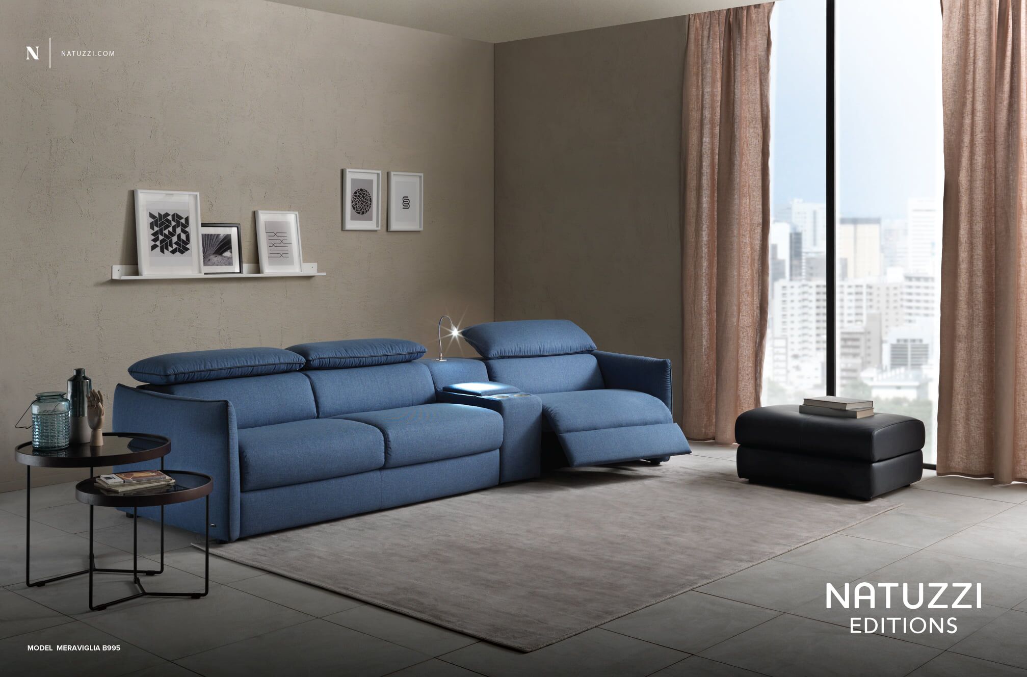 B995 Meraviglia Sofa by Natuzzi - ReModern Living